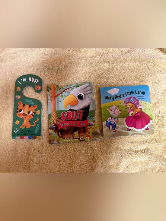 Other | Toddler Board Book Bundle Griff Learns To Fly Mary Had A Little ...